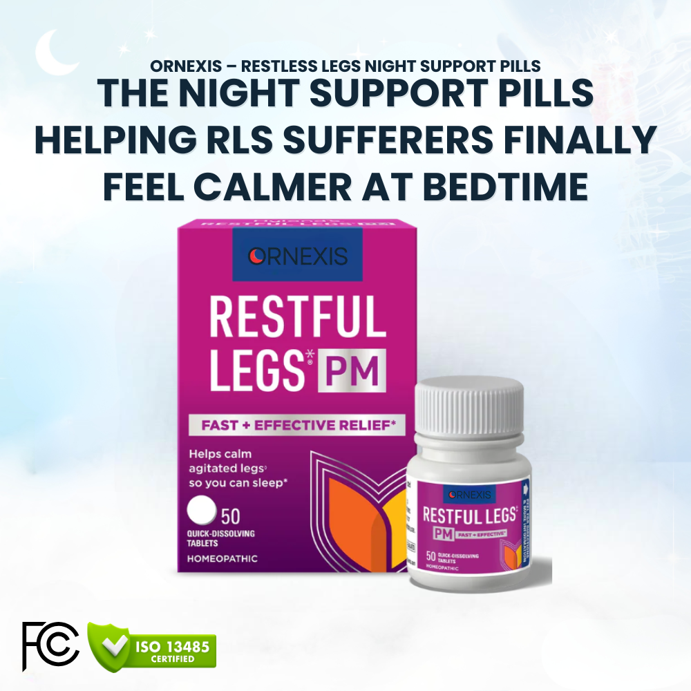 ORNEXIS – RESTLESS LEGS NIGHT SUPPORT PILLS – Ornexis